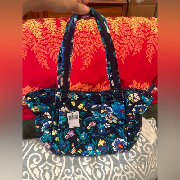 Vera Bradley | Bags | Vera Bradley Iconic Glenna Satchel In Moonlight ...
